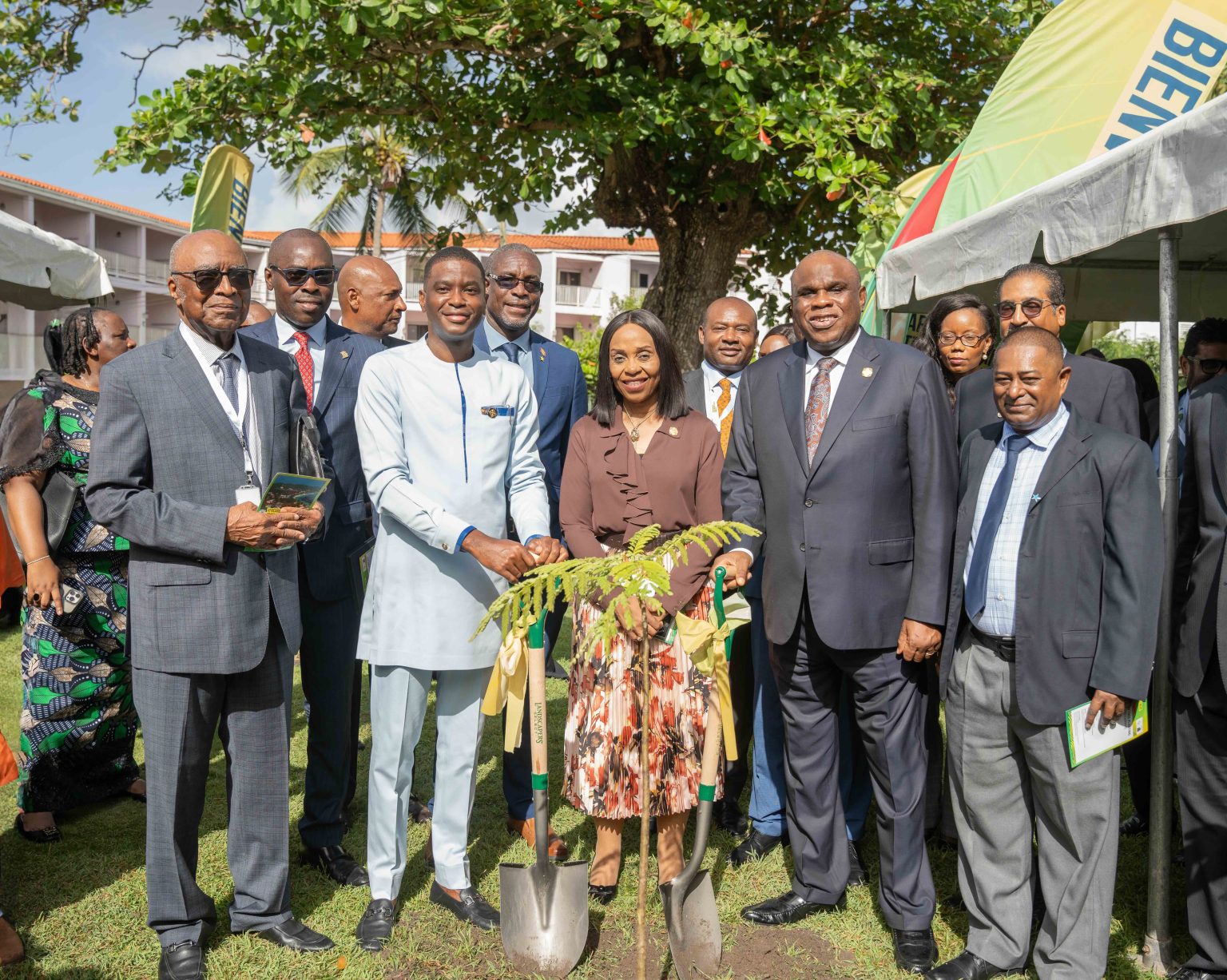 A Living Legacy: Flamboyant Tree Planted in Grenada to Honour Outgoing ...