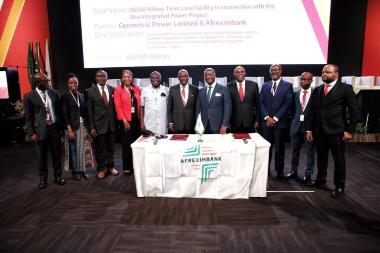 Afreximbank signs US$50 million new debt financing for the Geometric ...