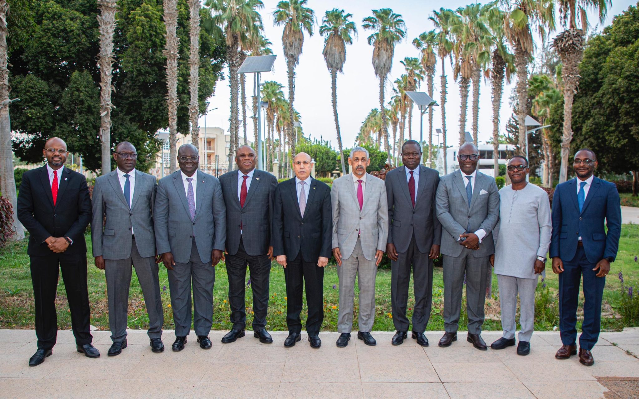 Leaders of African Multilateral and Private Sector Institutions pay a ...