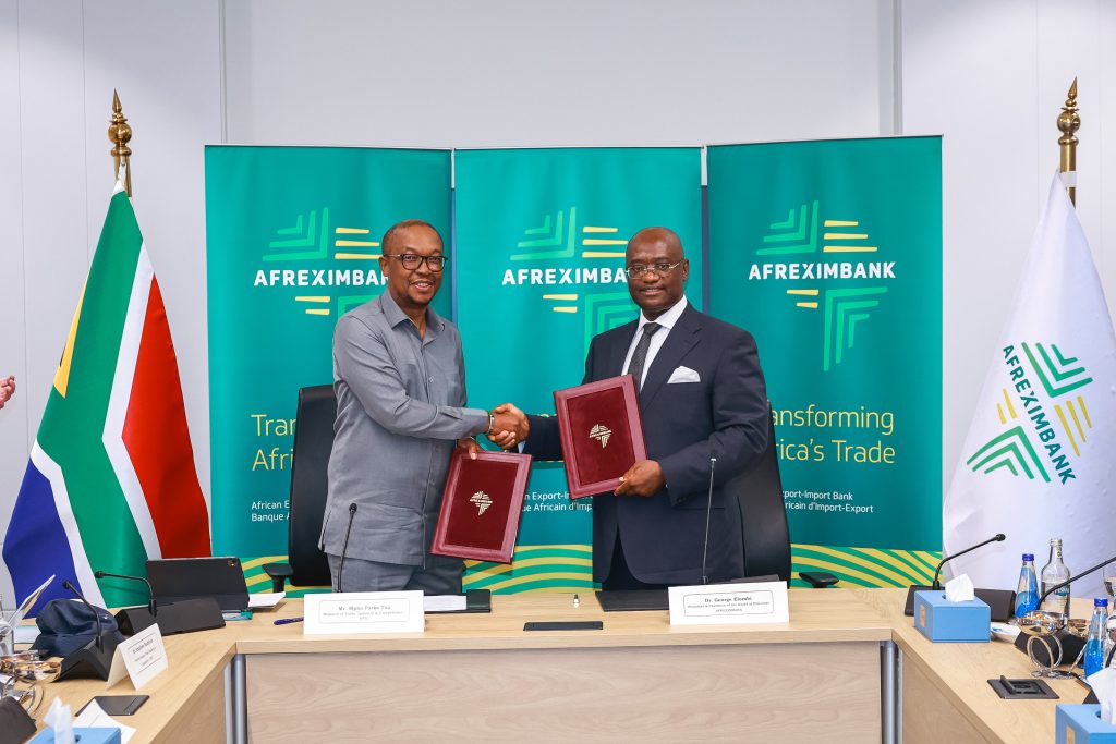 Republic of South Africa and Afreximbank sign US$14 billion Country ...